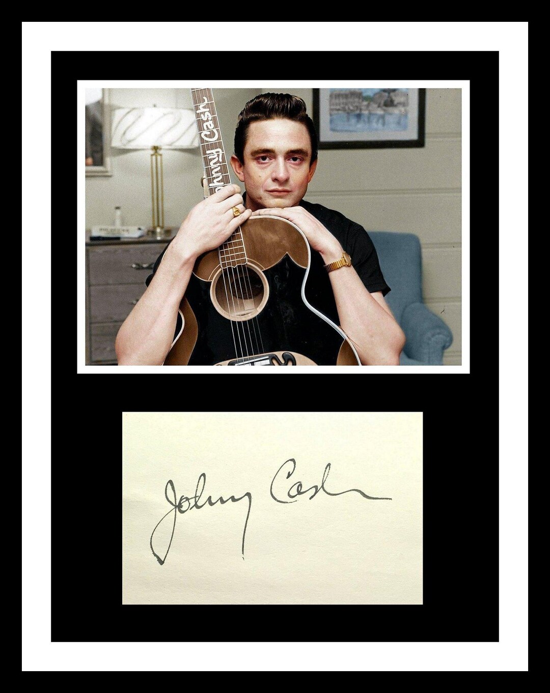 Ultra Rare Johnny Cash Music Legend Authentic Hand Signed Autograph - Etsy