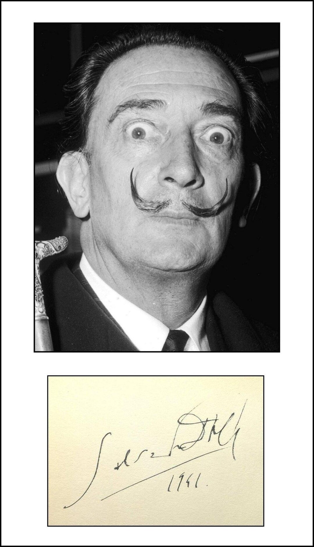 Ultra Rare Salvador Dali Surrealist Artist Original Hand Signed ...