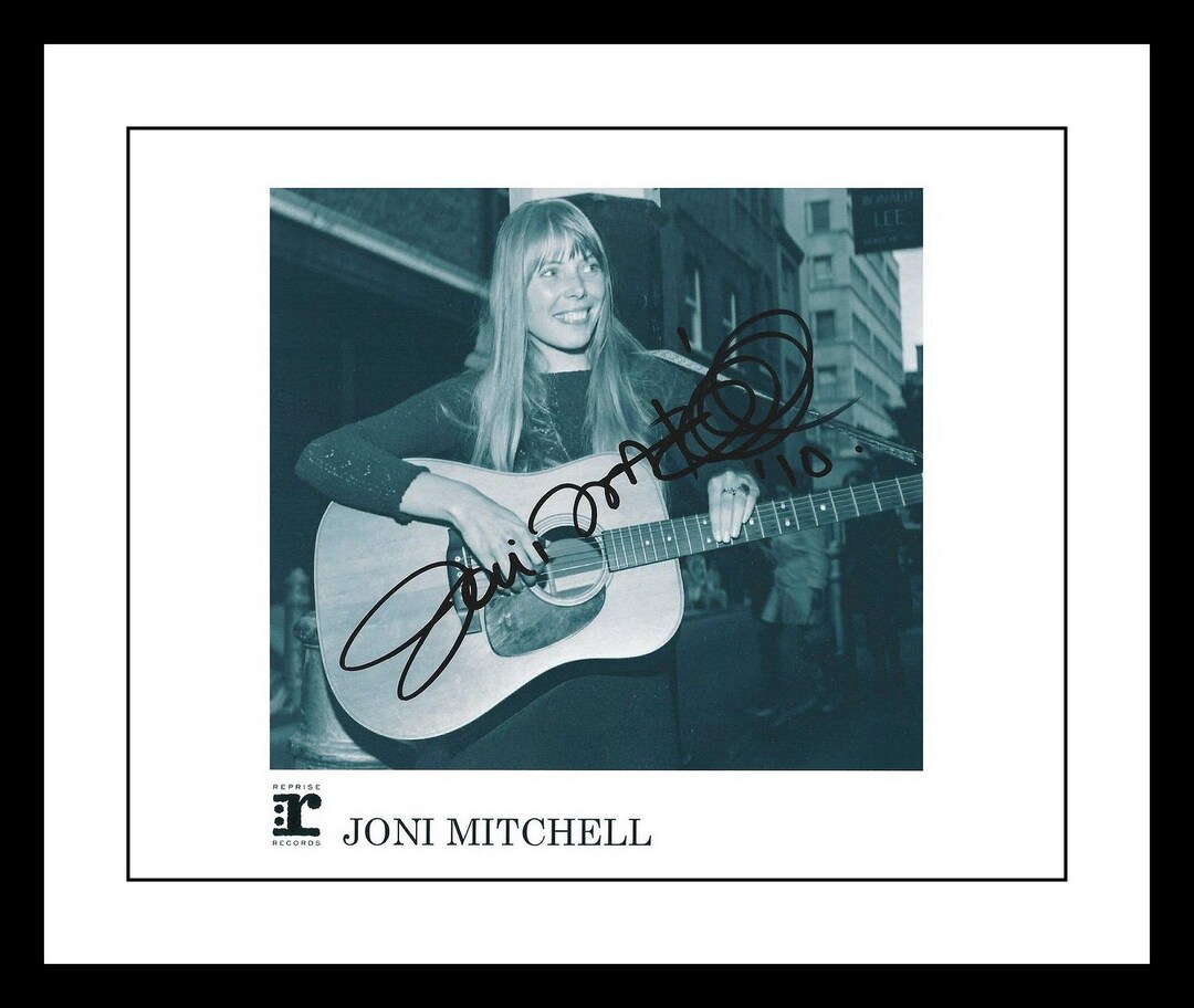 Ultra Rare Joni Mitchell Music Legend Authentic Hand Signed Autograph ...