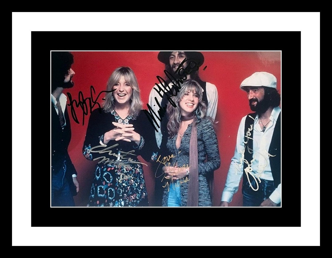Ultra Rare - Fleetwood Mac - Rock Legends - Original Hand Signed ...