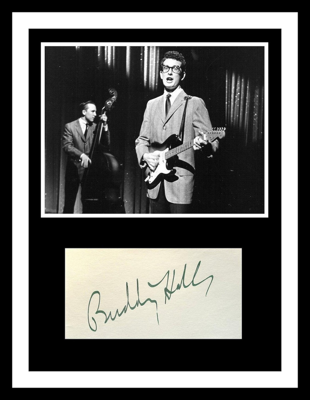 Ultra Rare Buddy Holly Rock N Roll Legend Authentic Hand Signed ...