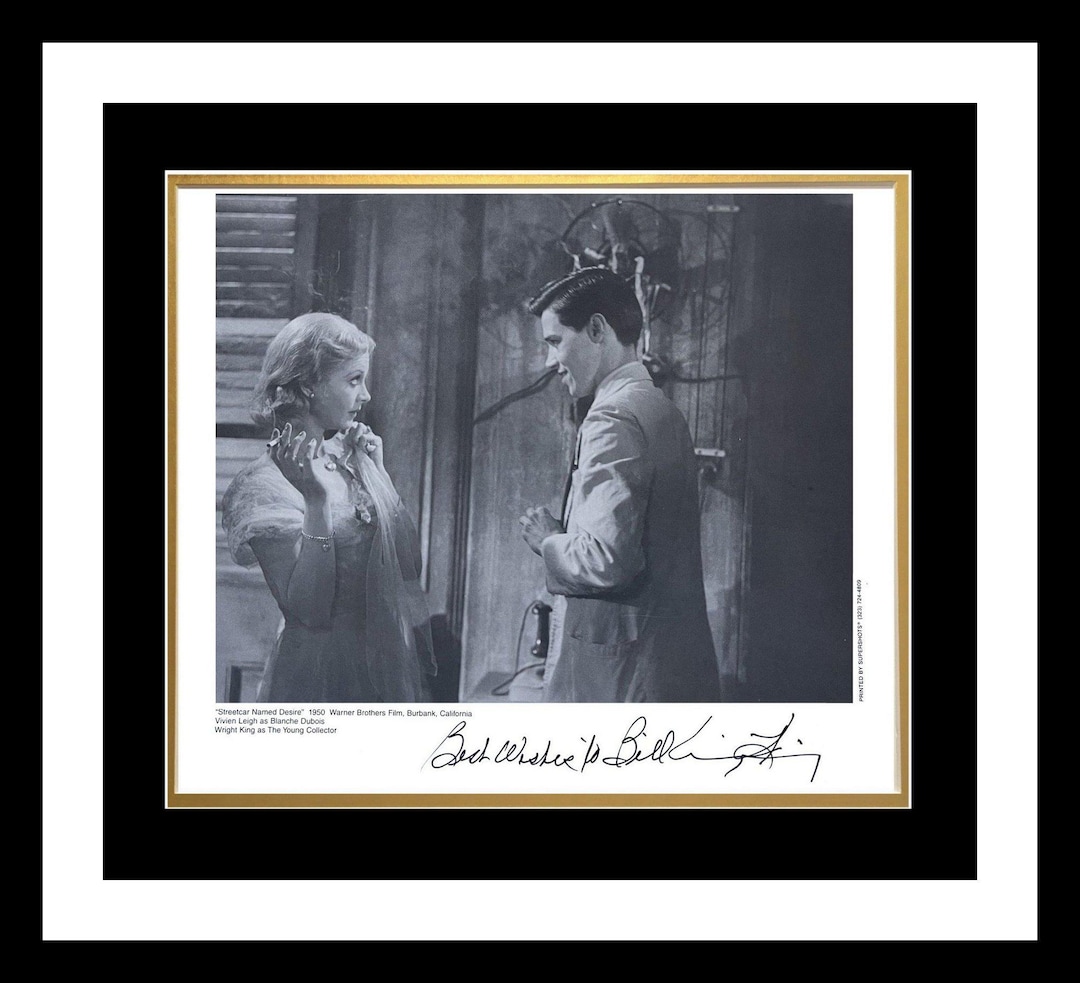 Ultra Rare Vivien Leigh A Streetcar Named Desire Authentic Hand Signed ...
