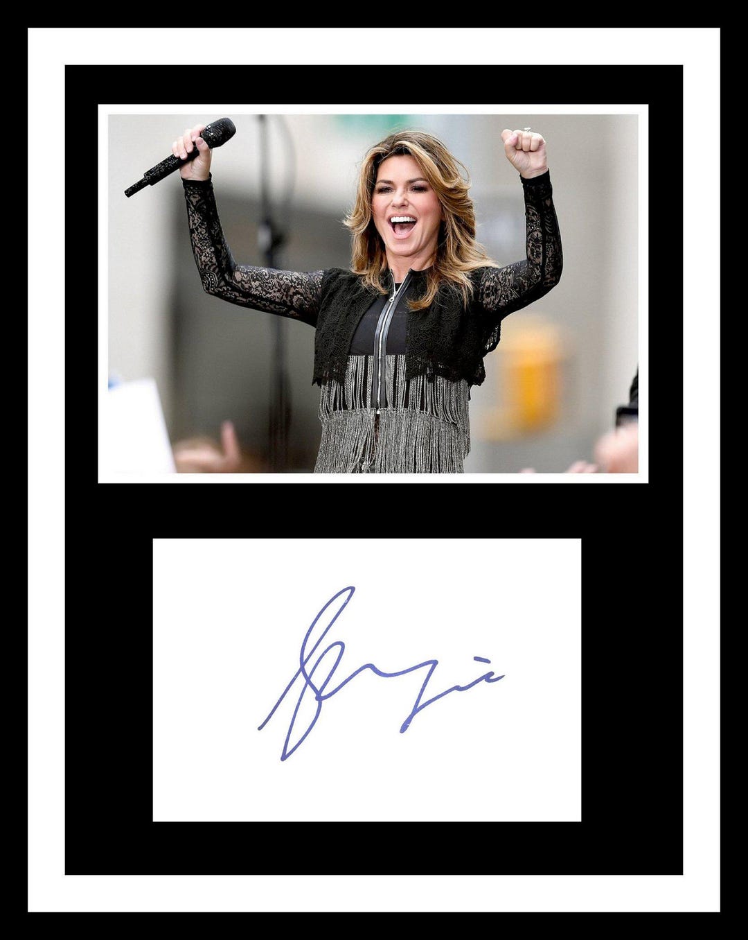 Ultra Beautiful - Shania Twain - Music Legend - Authentic Hand Signed ...