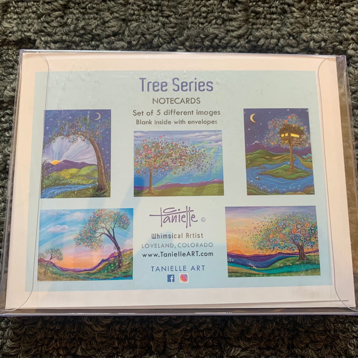 Box Set of 5 Notecards - Variety Pack - Etsy