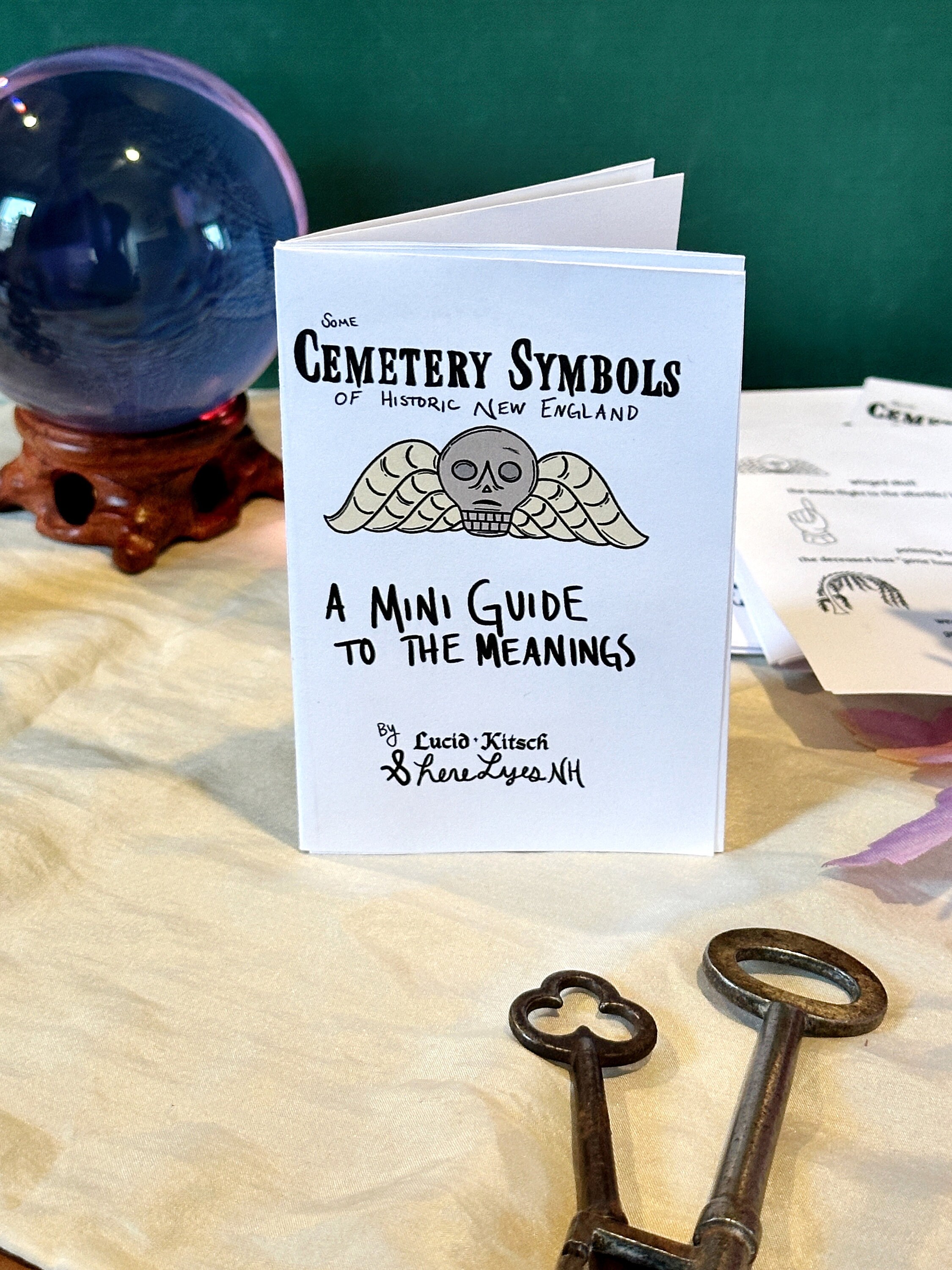 Cemetery Symbols of Historic New England Mini Zine A Guide to the ...