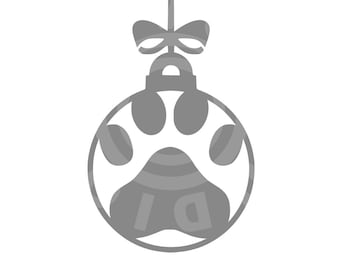 Dog Themed Merry Christmas SVG Cut File for Cricut - Etsy