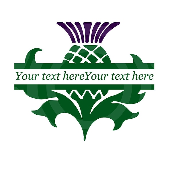 Scottish Thistle Framed - Etsy