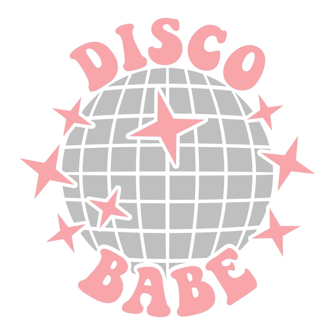 Disco Babe Disco Ball SVG: Dancing Queen Cut File (digital Download) - Etsy