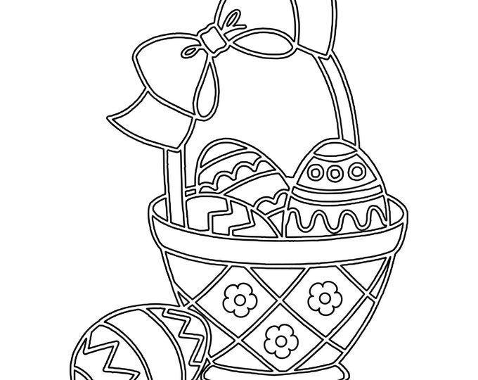 Easter Egg Coloring Page, Easter Egg Colouring in Page,easter Egg Svg ...