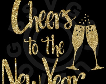 Cheers to New Year | Etsy