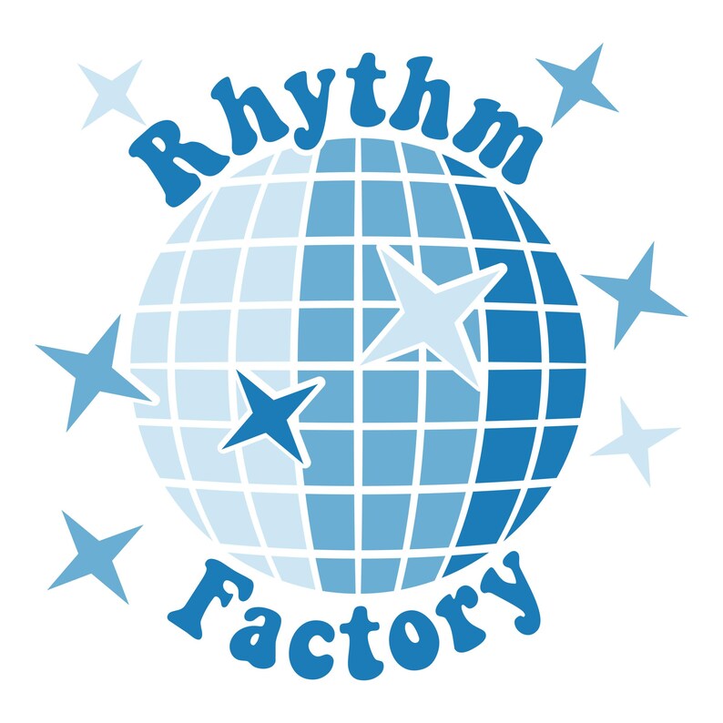 Rhythm Factory Disco Ball Blue Glitter Ball Cut File, Disco Ball SVG ...
