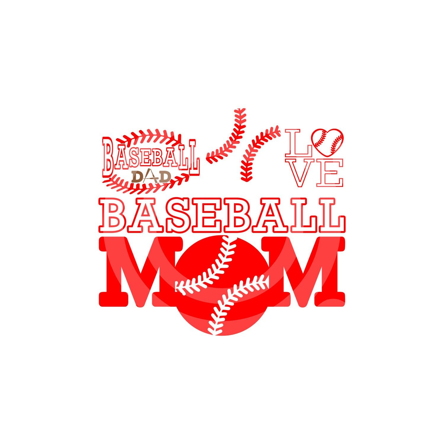 Baseball Svg Bundle Printable Cut File For Shirts For Baseball Etsy