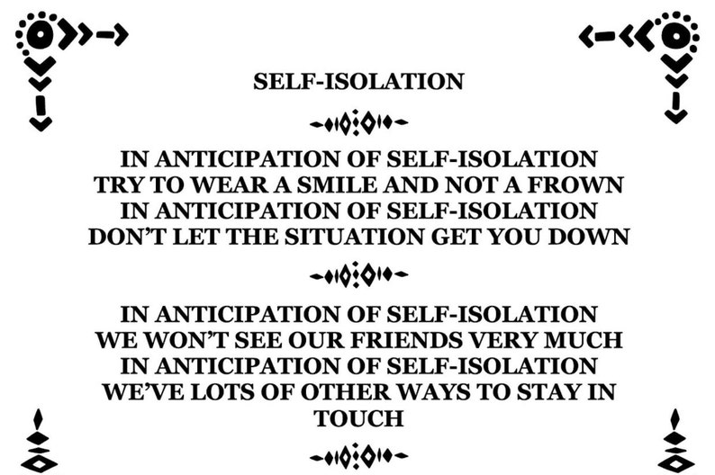 Isolation Poem Poem for the Global Population Printable | Etsy UK