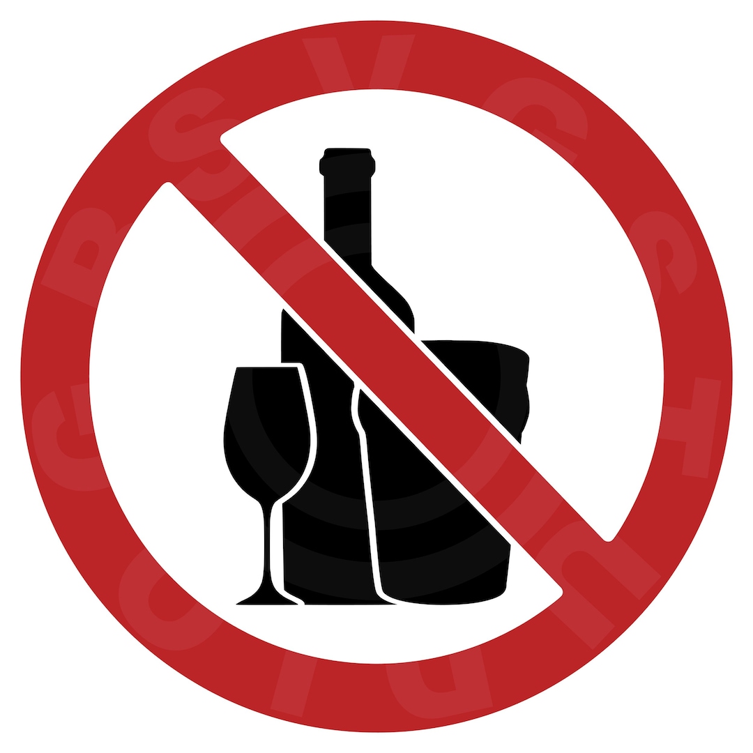 No Drinking Sign / No Alcohol Sign / Pubs Closed Sign / SVG Cut File ...