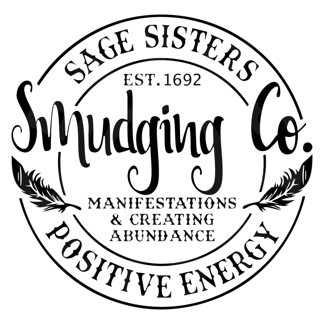 Smudging Co. Positive Energy SVG Cut File: Halloween Witch Printable ...