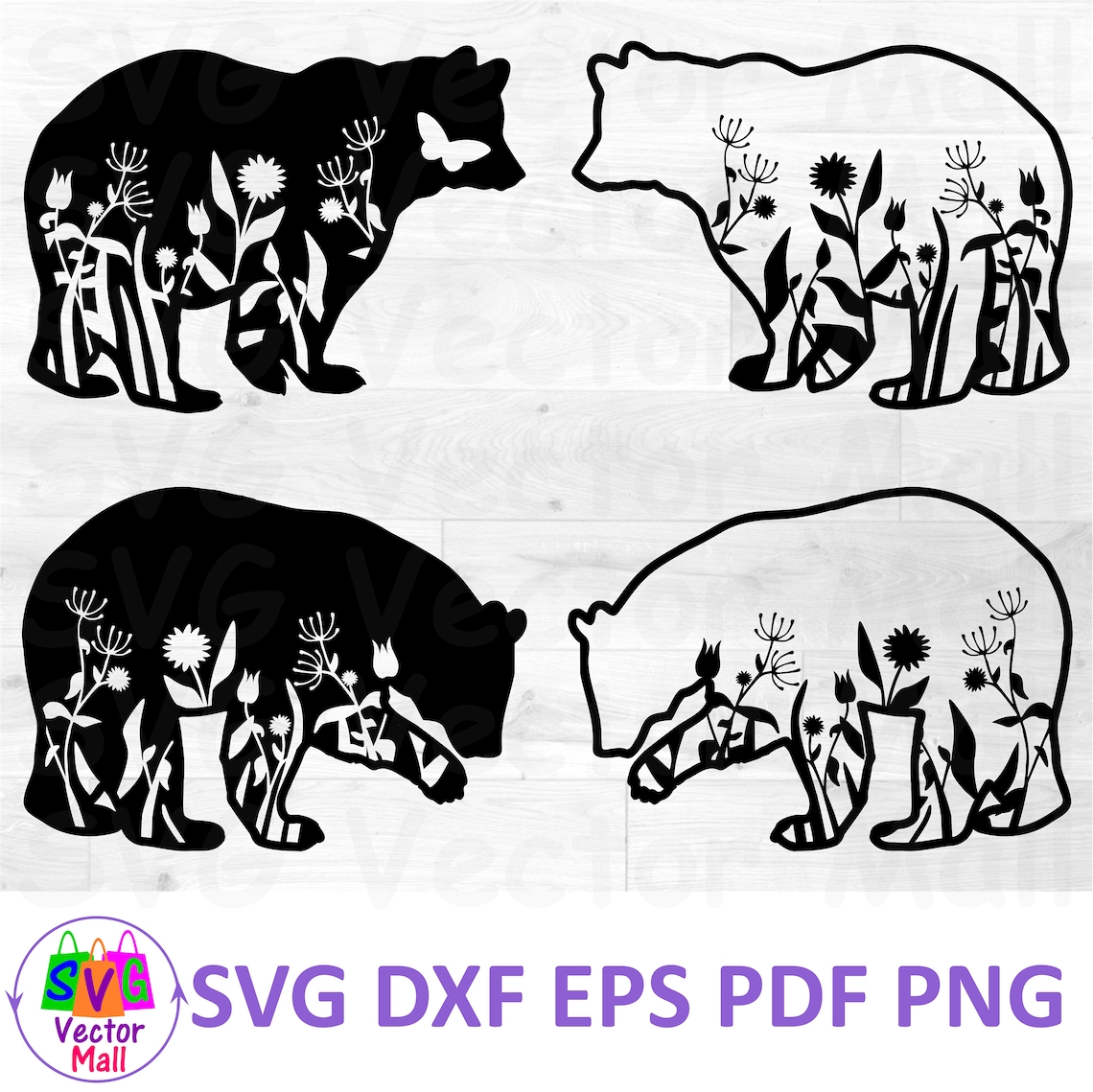 Mama Bear Svg, Bear Svg, Clip Art, Mama Bear Clipart, Bear Silhouette ...