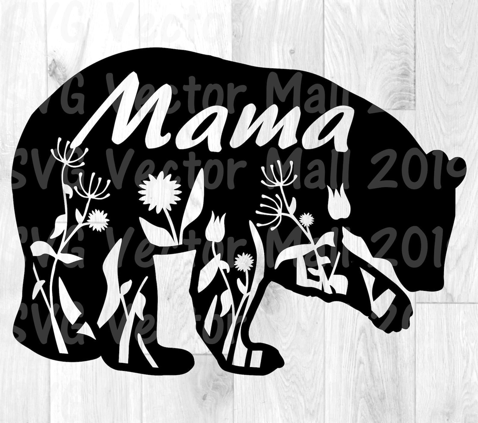 Mama Bear Svg, Bear Svg, Clip Art, Mama Bear Clipart, Bear Silhouette ...