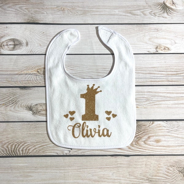 First Birthday Bib - Etsy