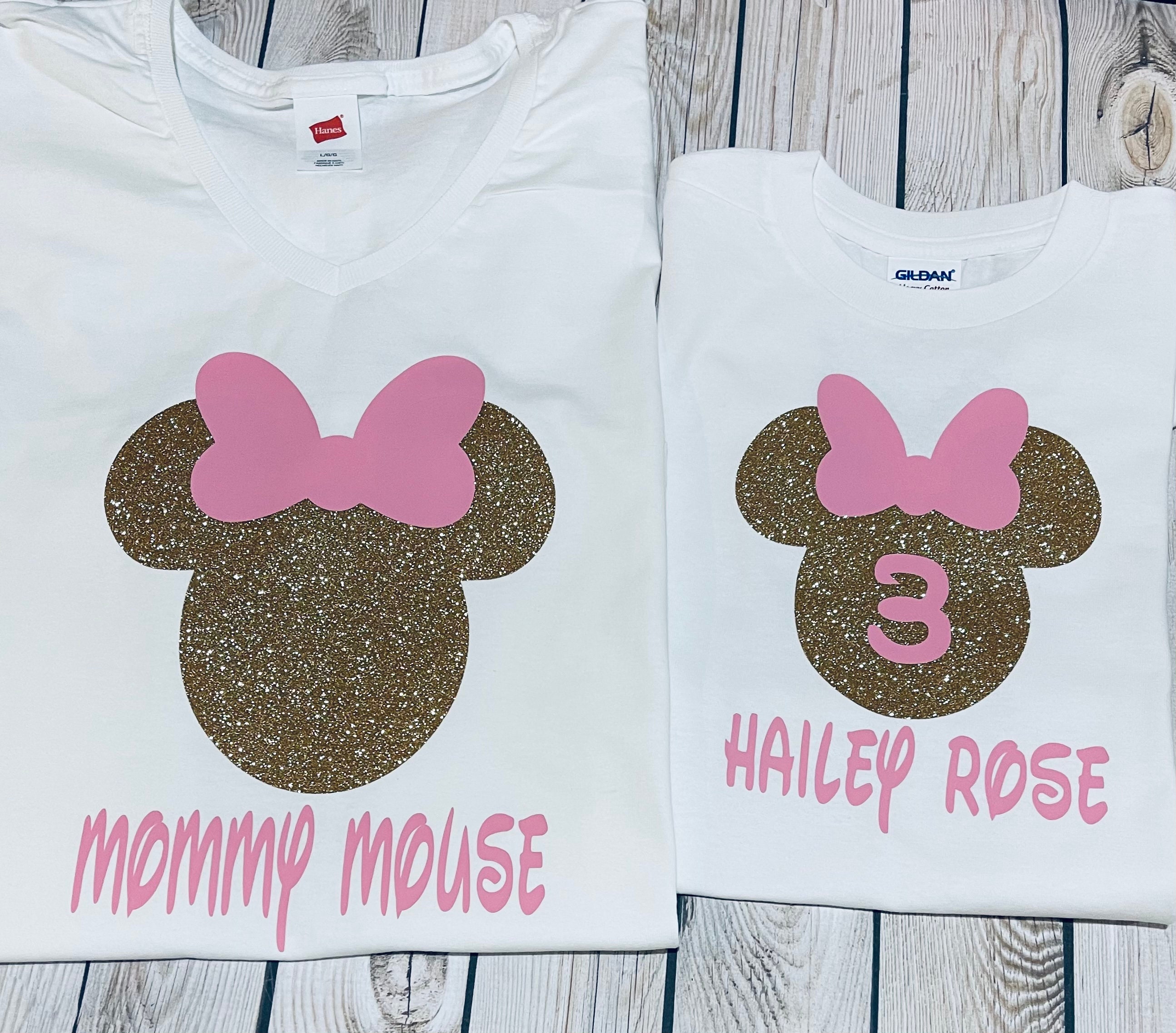 Minnie Mouse Mom and Dad Shirts Minnie Mouse Matching Family | Etsy