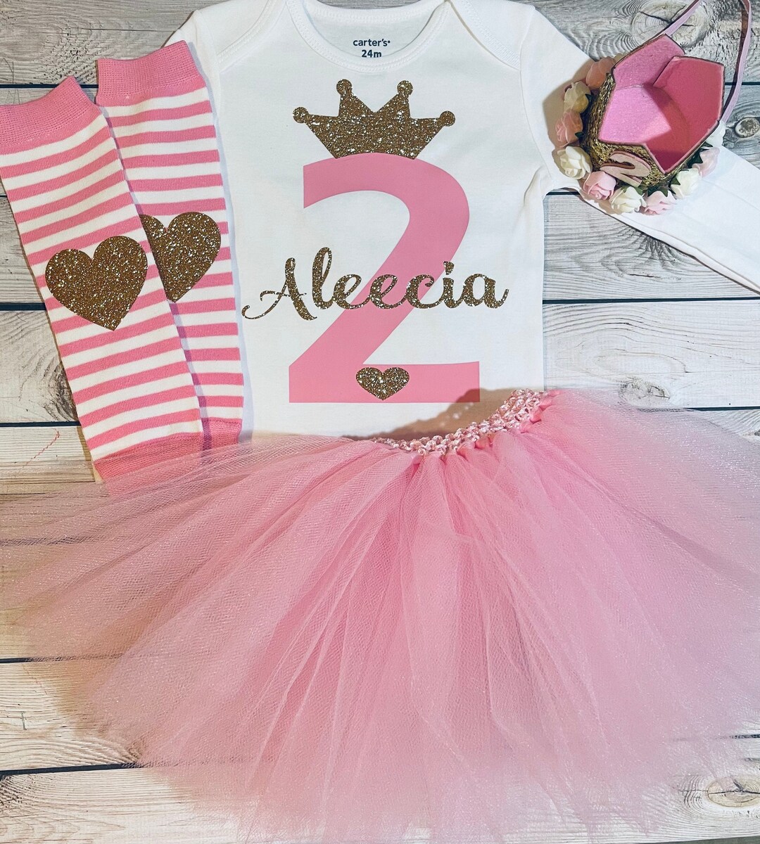 2nd Birthday Princess Outfit| Second Birthday Outfit Girl| Two Year Old ...