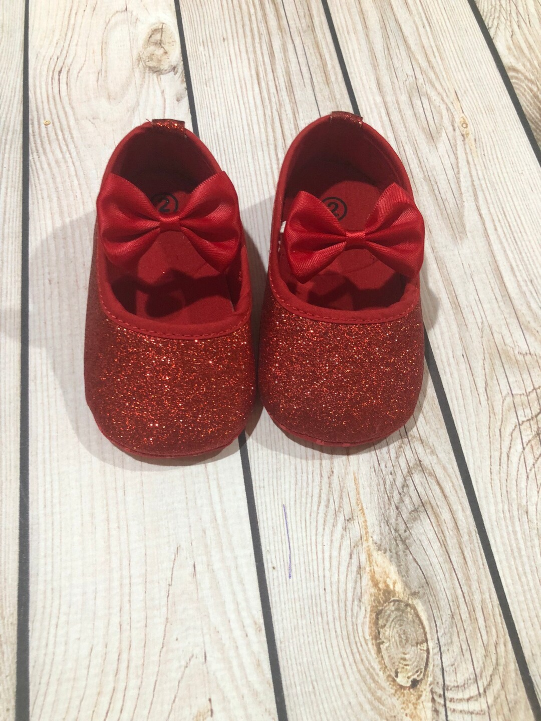 Red Bow Glitter Shoes Baby, Cinderella Halloween Red Shoes, Red Toddler ...