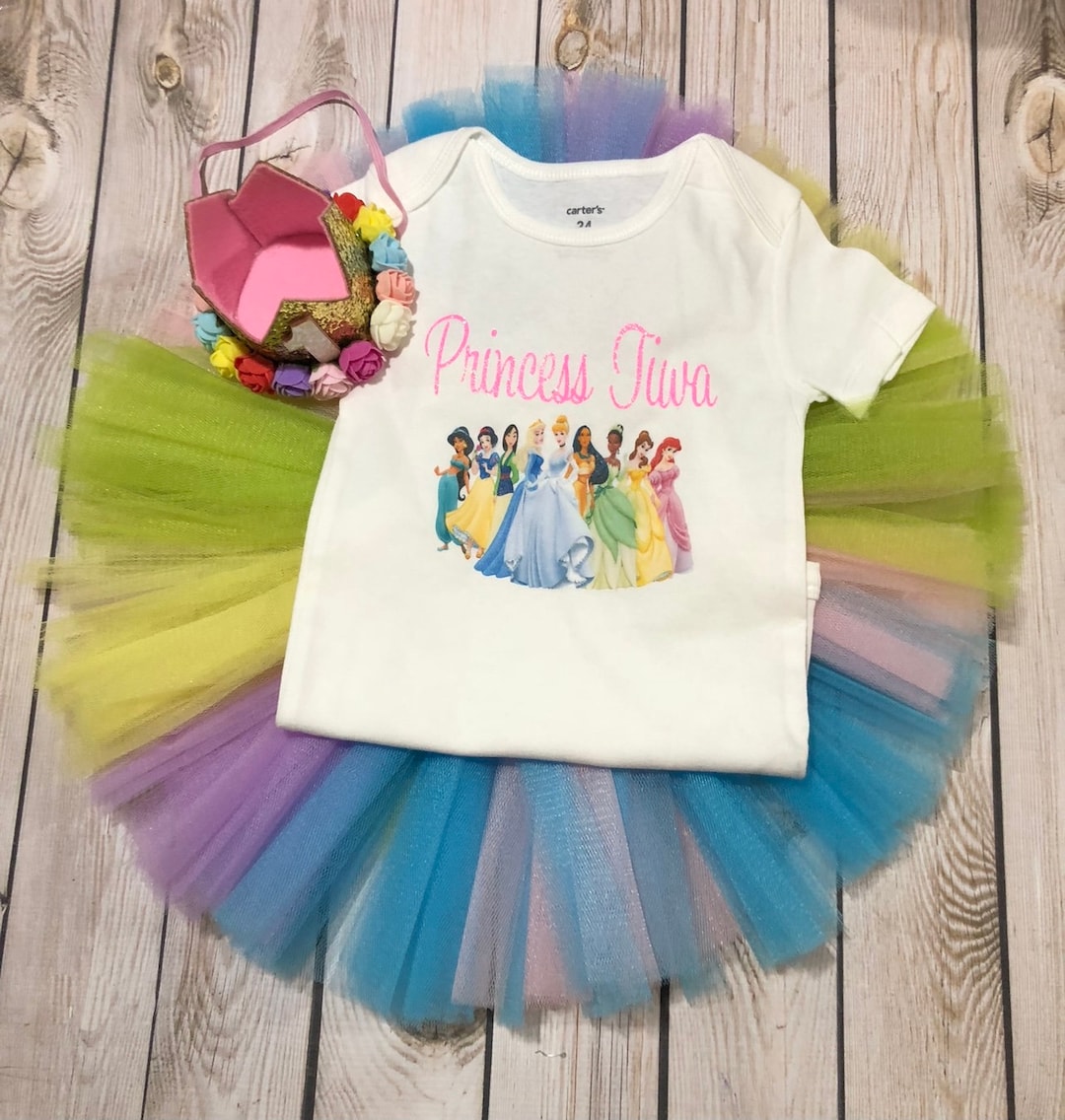 Disney Princesses Birthday Shirt, Disney Birthday Shirt, Girl Birthday Shirt, First Birthday ...