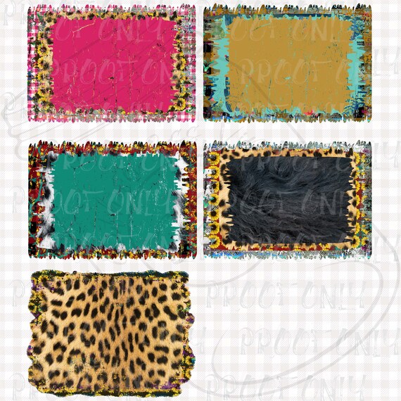 Country Chic Frame Set Instant Download sublimation Heat | Etsy