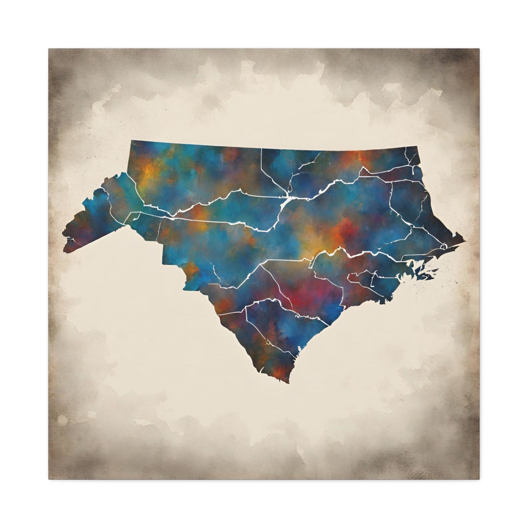 North Carolina Canvas Gallery Wraps North Carolina Bedroom Office ...