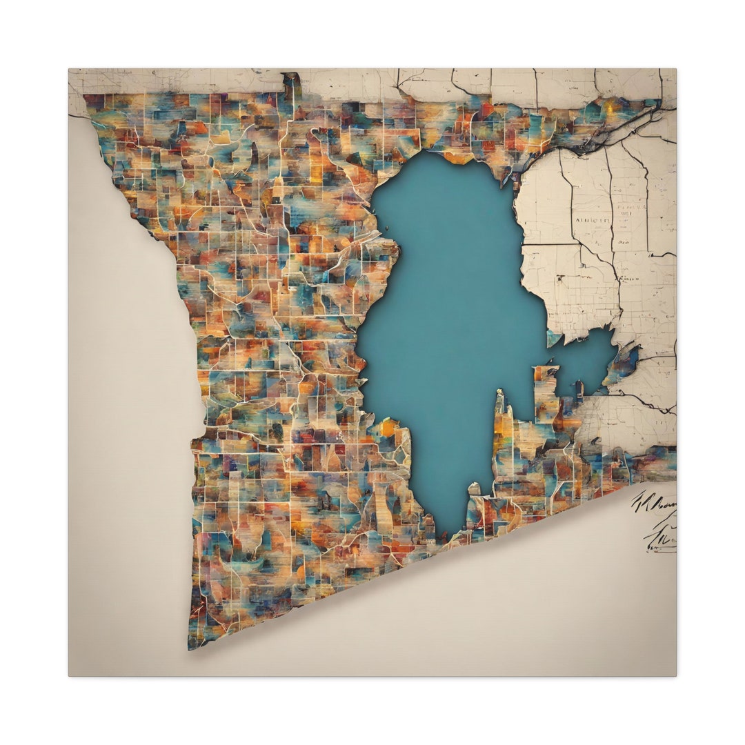 Minnesota Canvas Gallery Wraps Minnesota Office Living Room Bedroom ...