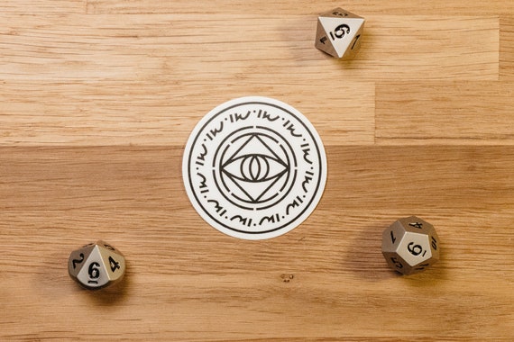 Warlock Class Sticker / Warlock D&D Sticker / Warlock RPG | Etsy