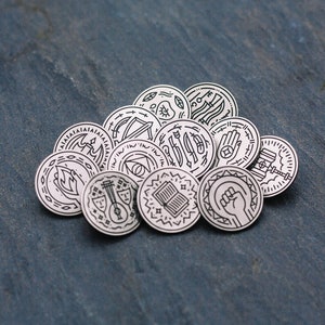 Rogue Class Enamel Pin / Rogue D&D Enamel Pin / Rogue RPG Enamel Pin ...