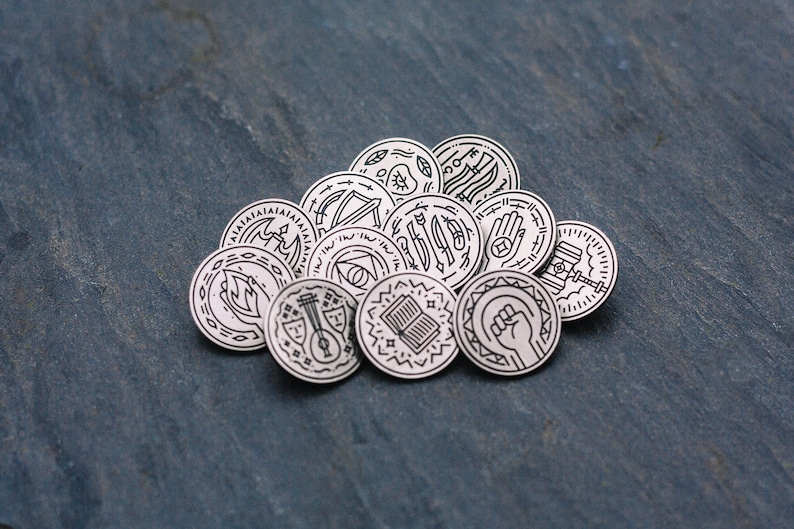 Rogue Class Enamel Pin / Rogue D&D Enamel Pin / Rogue RPG Enamel Pin ...