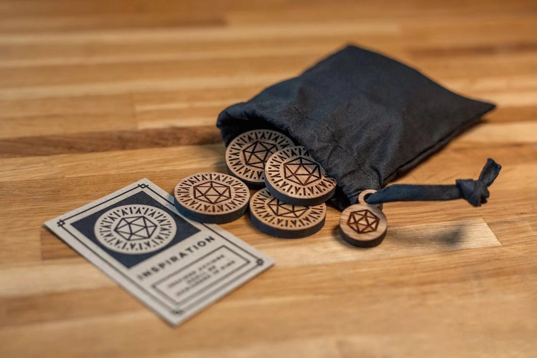 Inspiration Tokens Set of 4 for Dms / D&D Inspiration Tokens ...