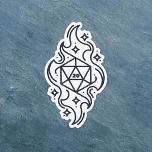 Critical Sticker Set / Critical D&D Sticker Set / RPG Dice Sticker ...