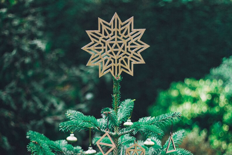 D20 Star Tree Topper / D&D Christmas Decorations / Dnd Christmas Tree ...