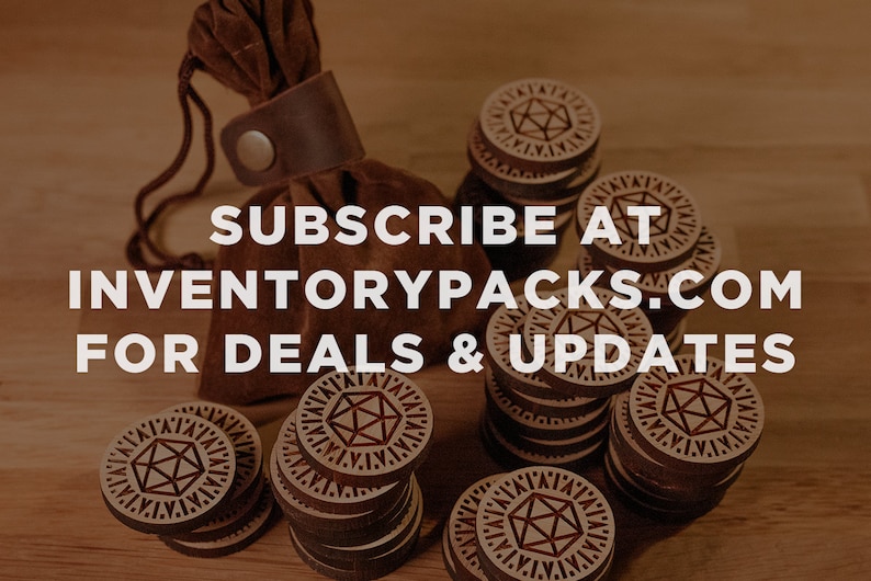 Basic Inventory Pack / Dungeons and Dragons Supplies / DnD | Etsy