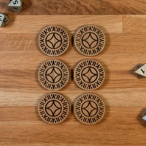 Bless Tokens Set of 6 for Clerics and Paladins / D&D Bless - Etsy