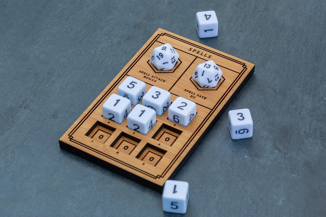 D&D Spell Slot Tracker / Spell Tracker / RPG Spell Tracker / Magic ...