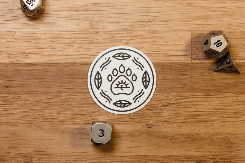 Druid Class Sticker Druid Dandd Sticker Druid Rpg Sticker Etsy Uk