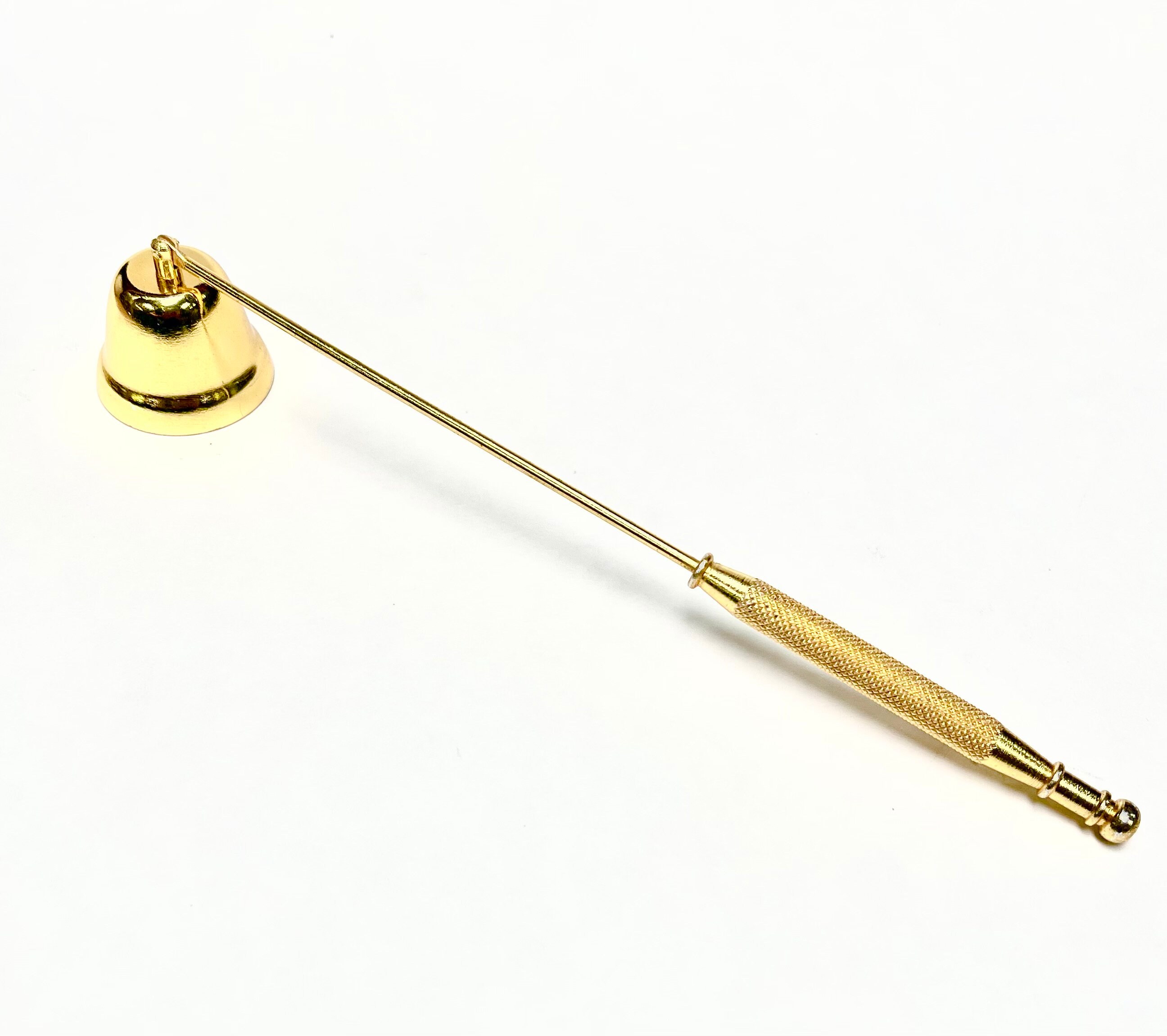 Gold Candle Snuffer With Long Handle, Stainless Steel Wick Flame ...