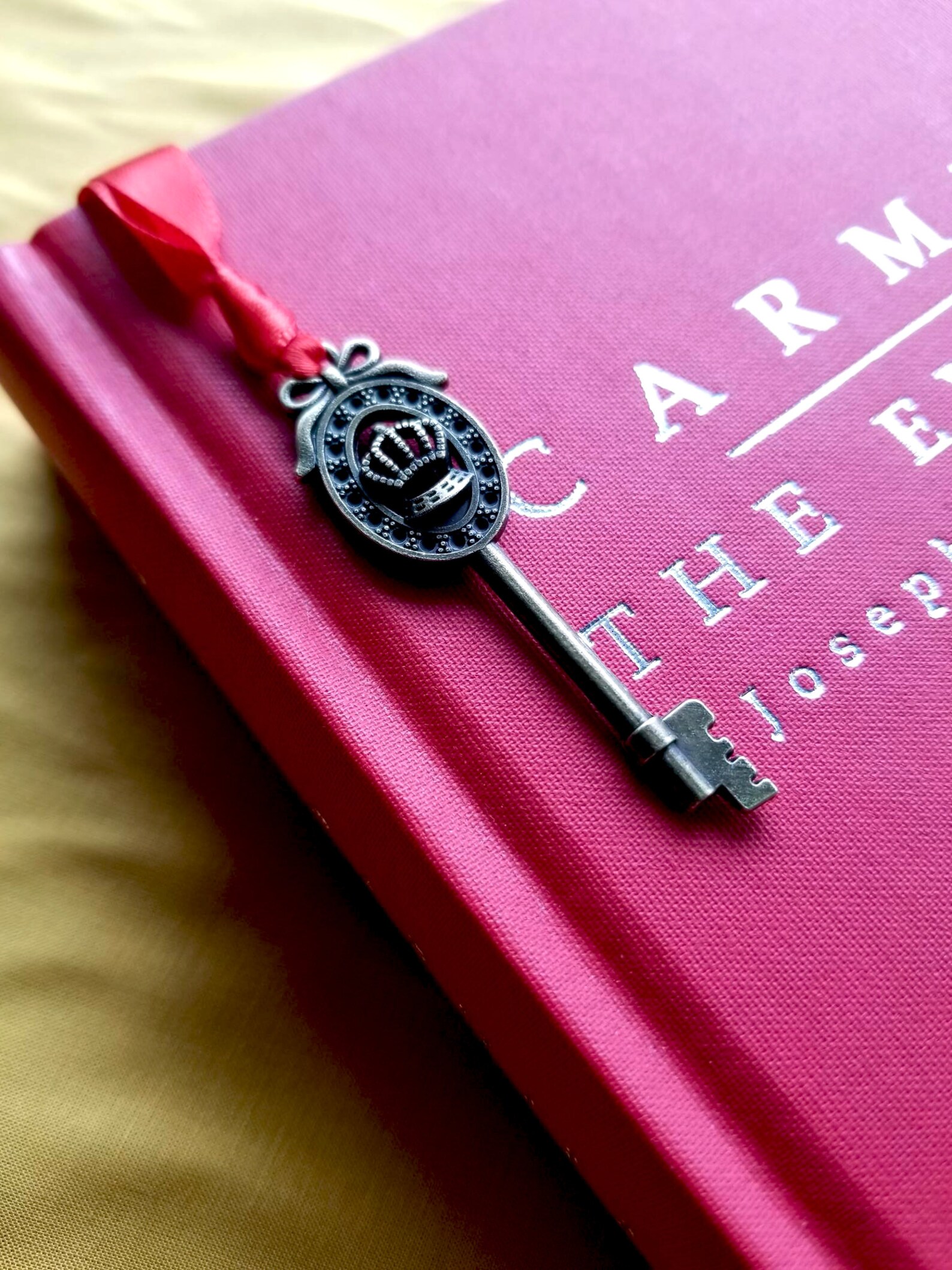 Skeleton Key Bookmark, Alice in Wonderland Key Bookmark, Bronze Key ...