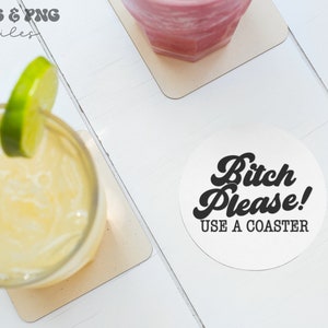 Naughty Coaster SVG Bundle, Funny Coaster Svg, Sarcastic Coasters Svg ...