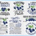 Blueberry Sign SVG Bundle, Farm Fresh Blueberries Svg, Local Blueberry ...