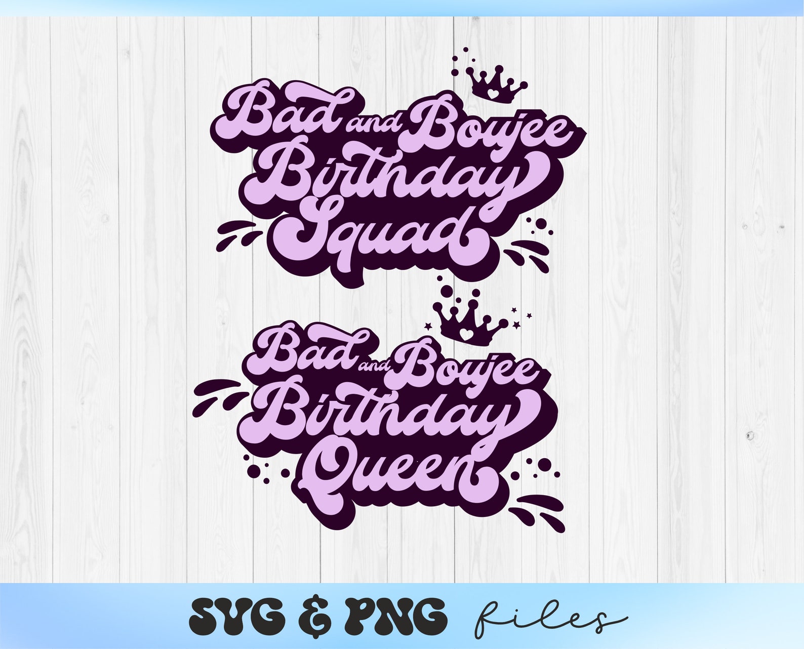 Bad and Boujee Birthday Queen Svgbad and Boujee Birthday | Etsy