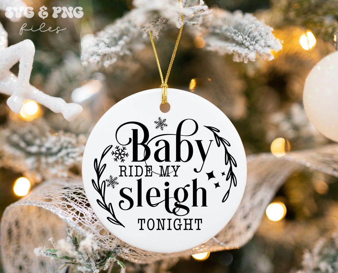 Naughty Christmas Ornament Svg Bundle, Funny Christmas Ornament Svg ...