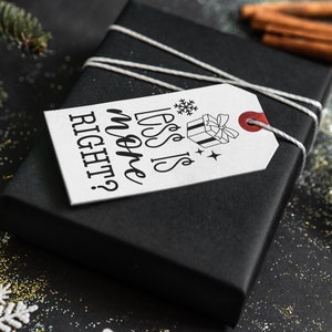 Gift Tag Quote SVG Bundle, Funny Christmas Gift Tags Svg, Sarcastic ...