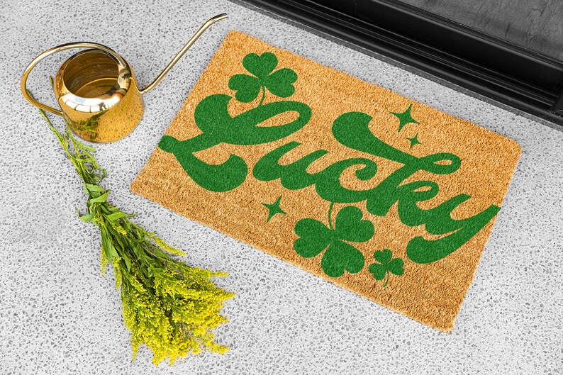 St Patrick's Day Doormat Svg Bundle, Patricks Door Mat Svg, Welcome ...