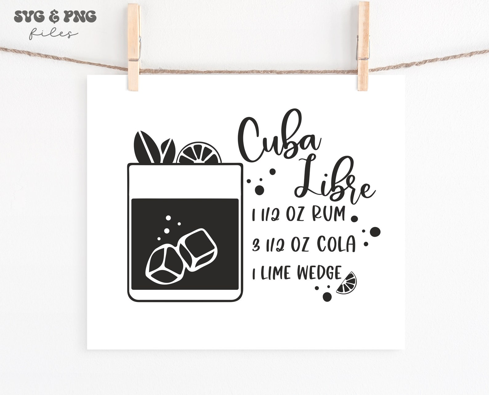 Cocktails Recipe SVG Bundle Cocktail Recipe Svg Cocktail - Etsy