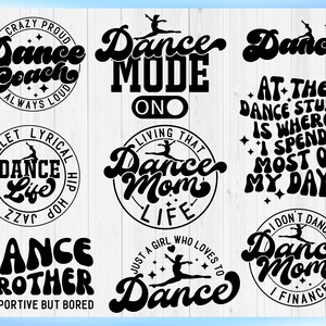 Dance SVG Bundle, Dancer Shirt Svg, Dance Life Svg, Dance Mom Svg ...