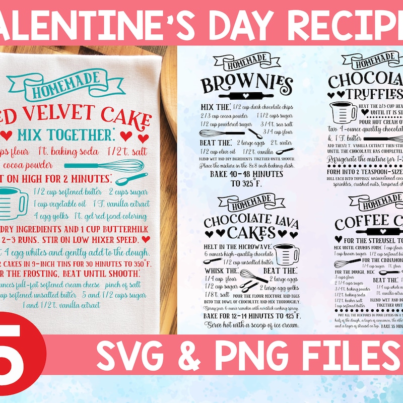 Recipe Svg - Etsy